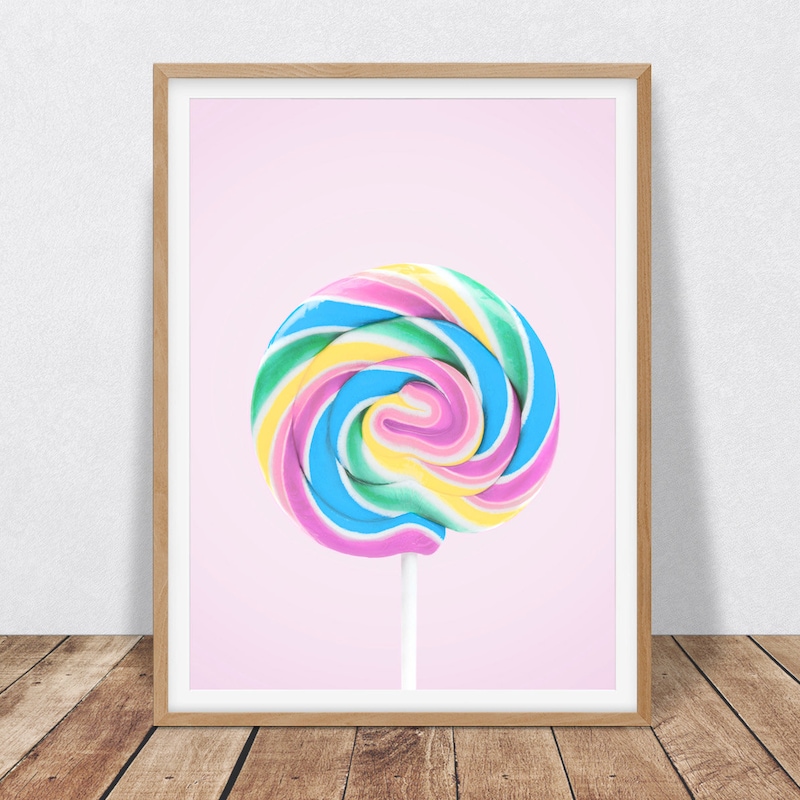 Rainbow Lollipop - Etsy