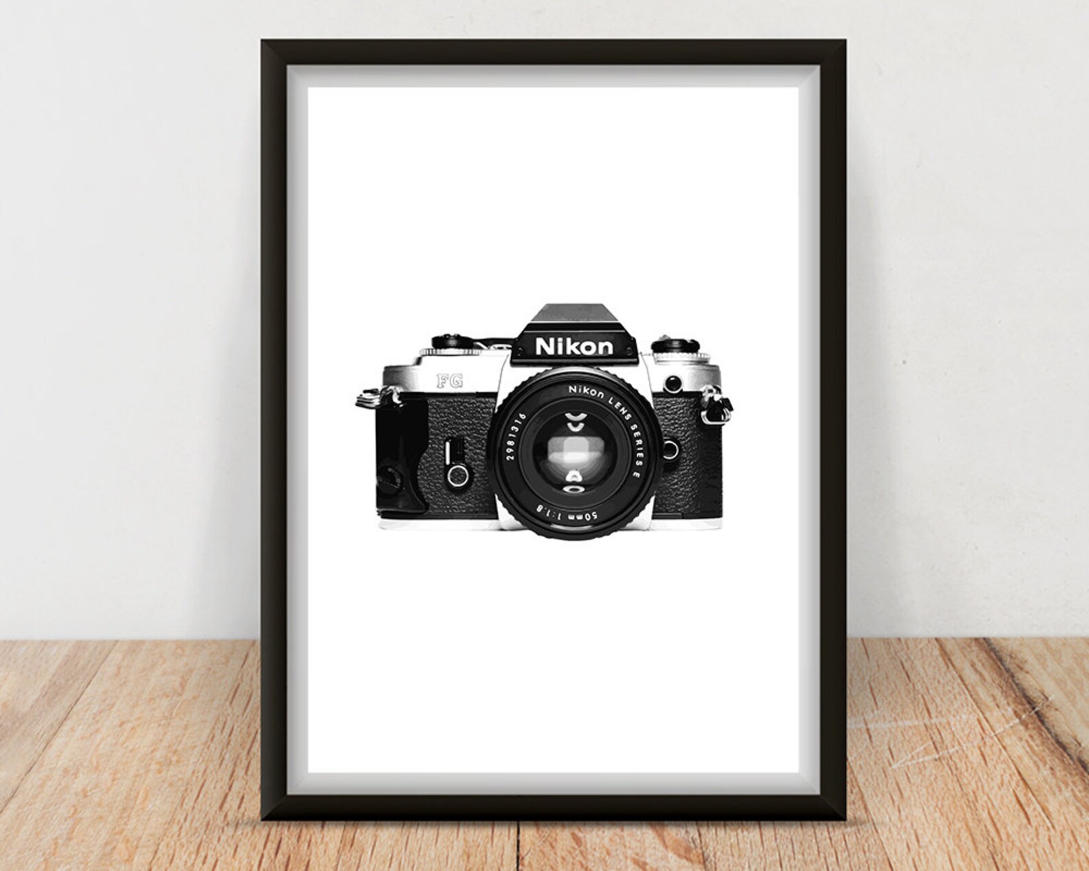 Vintage Camera Print Printable Wall Art Scandinavian Style - Etsy