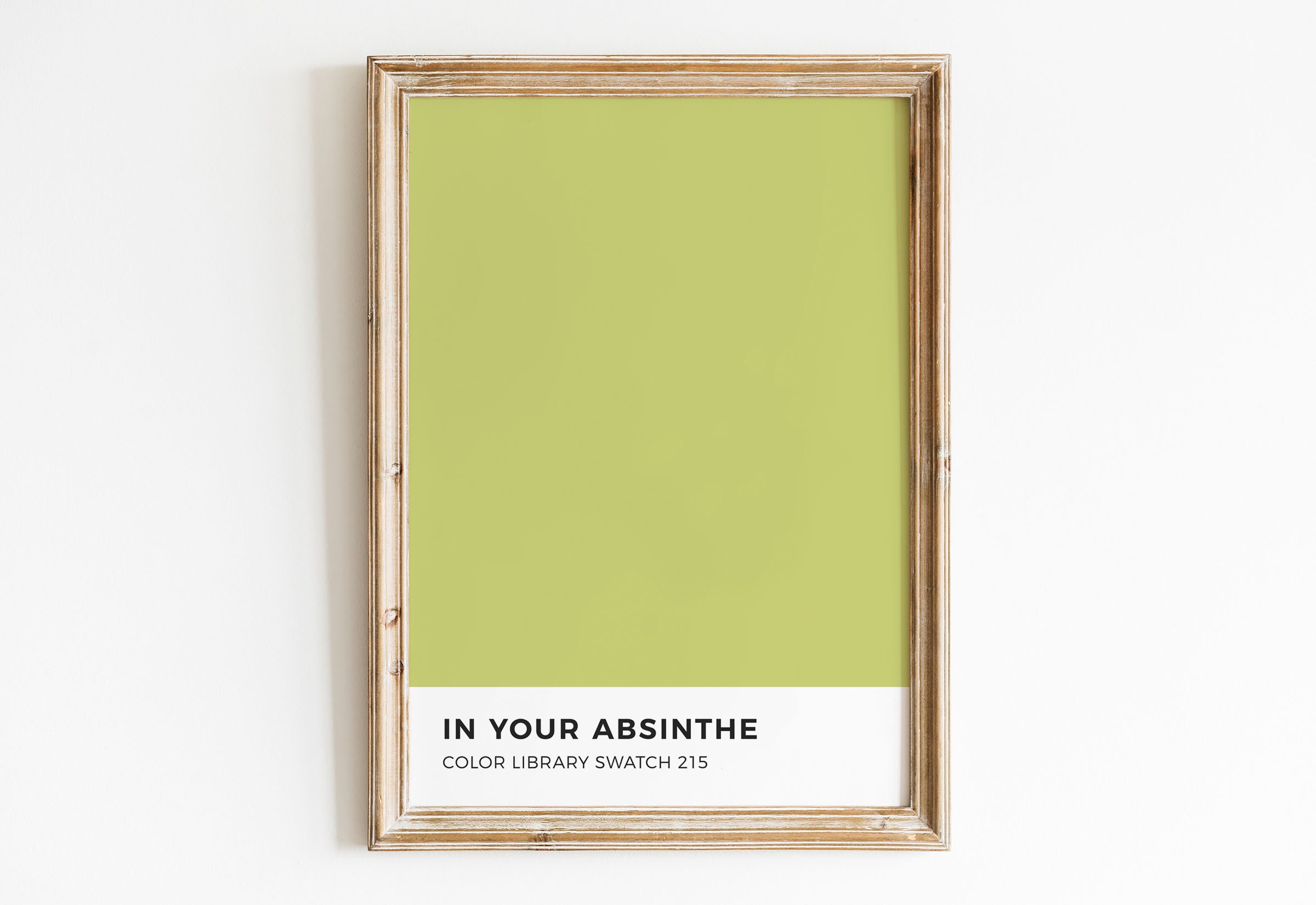 Lime Green Color Swatch Poster Chartreuse Green Decor Acid Green ...