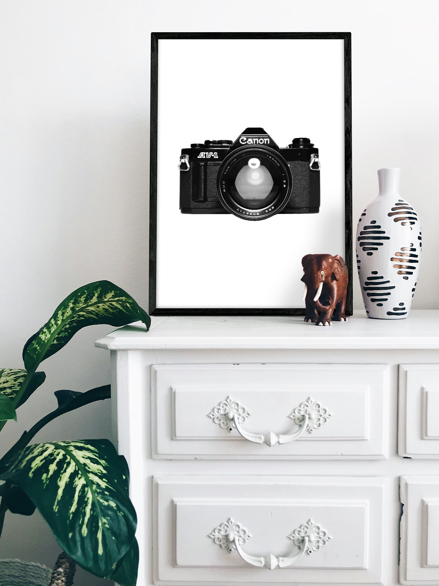 Vintage Camera Print Wall Art Printable Wall Art Canon Camera | Etsy