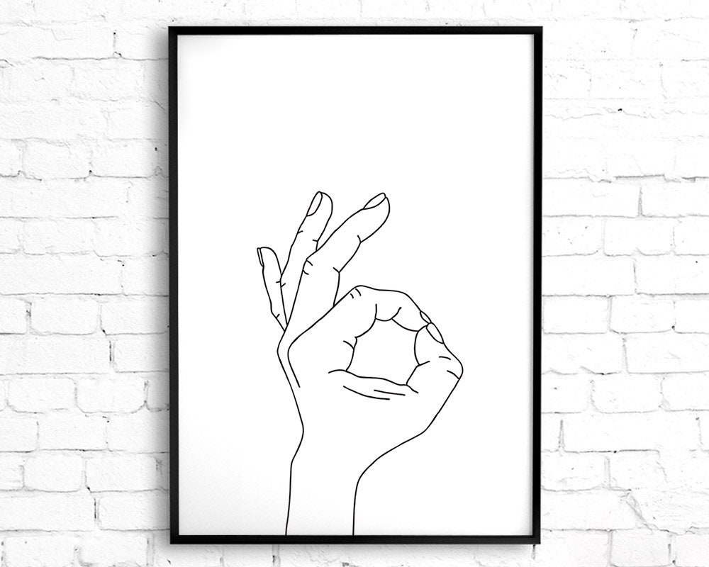 Funny Sex Hand Gestures Sexy Wall Art Above Bed Art Set Of 2 Etsy
