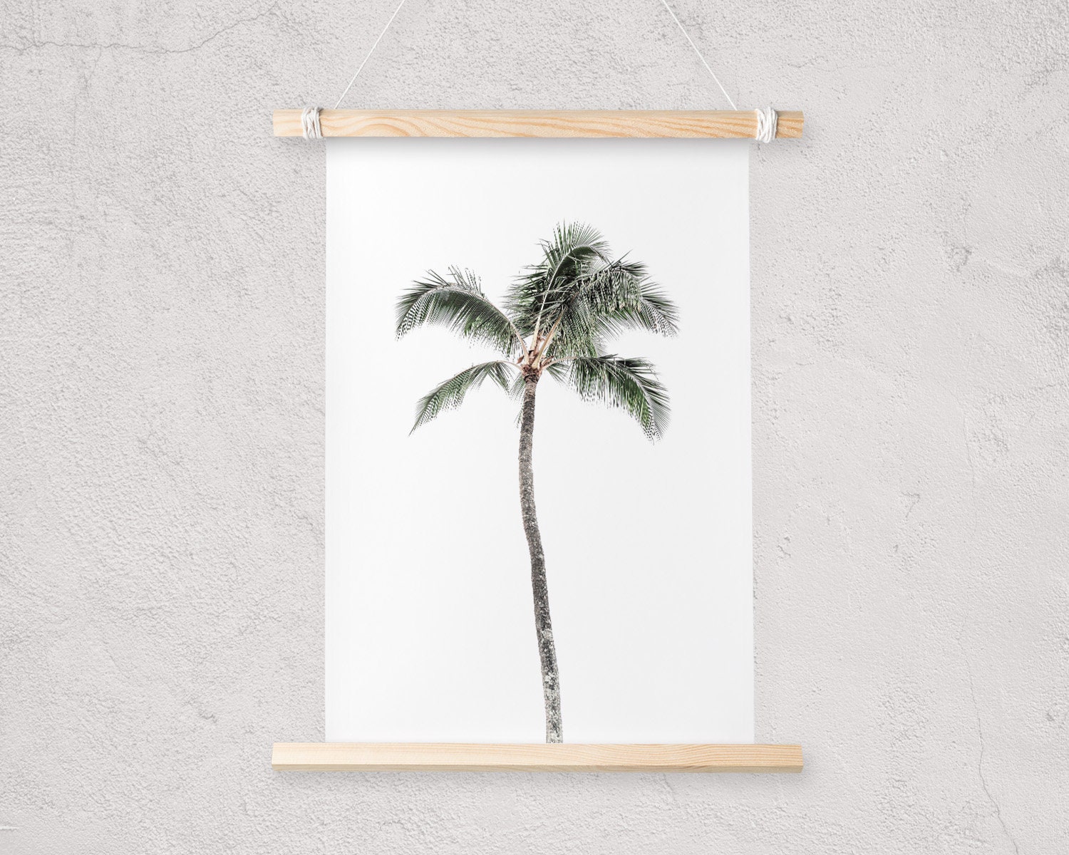 Boho Palm Tree Printable Wall Art Coastal Room Decor | Etsy