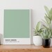 Sage Green Color Swatch Poster Pastel Green Wall Decor Cute Printable ...