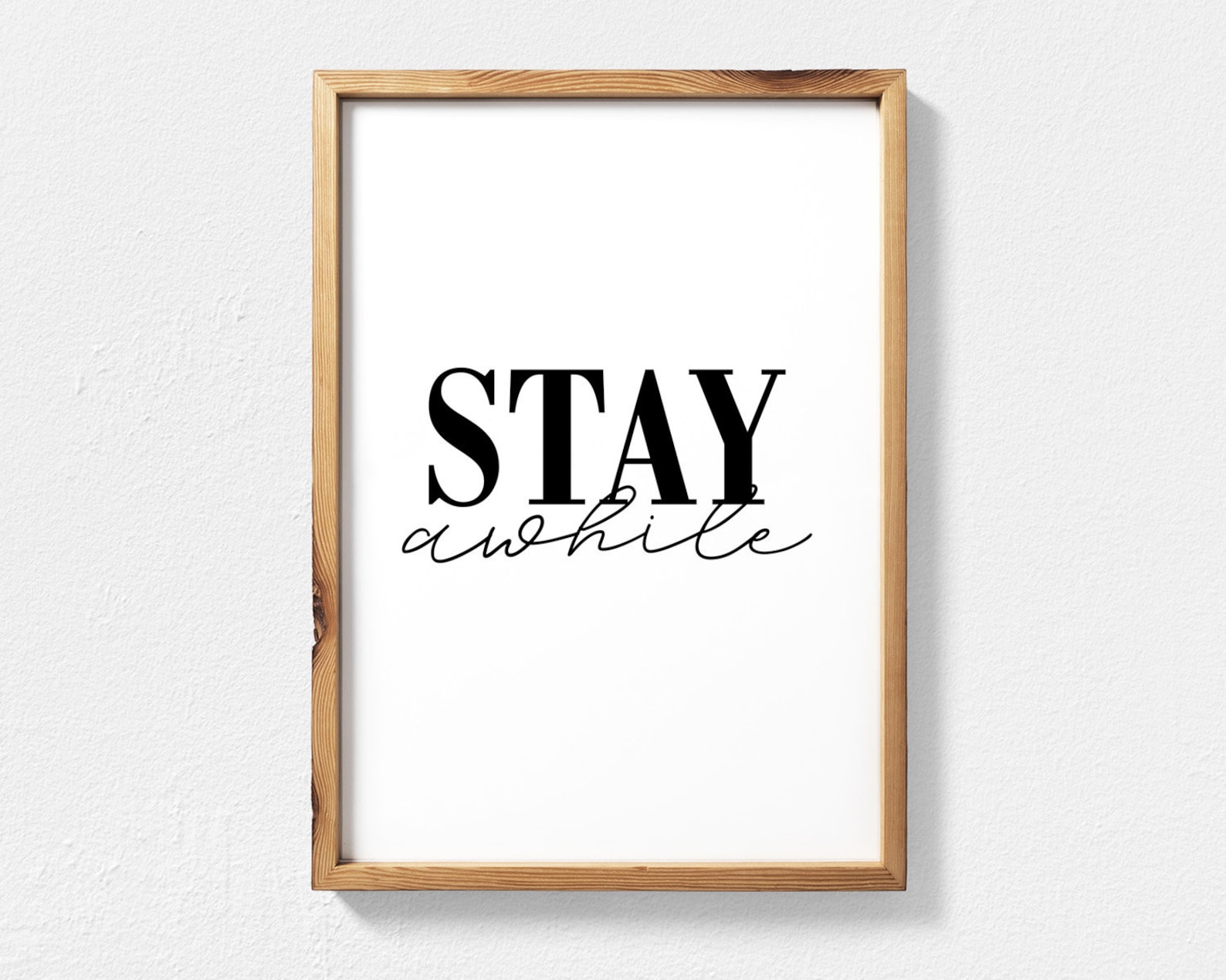 Be Our Guest 3 Piece Wall Art Stay Awhile Quote Art Get - Etsy