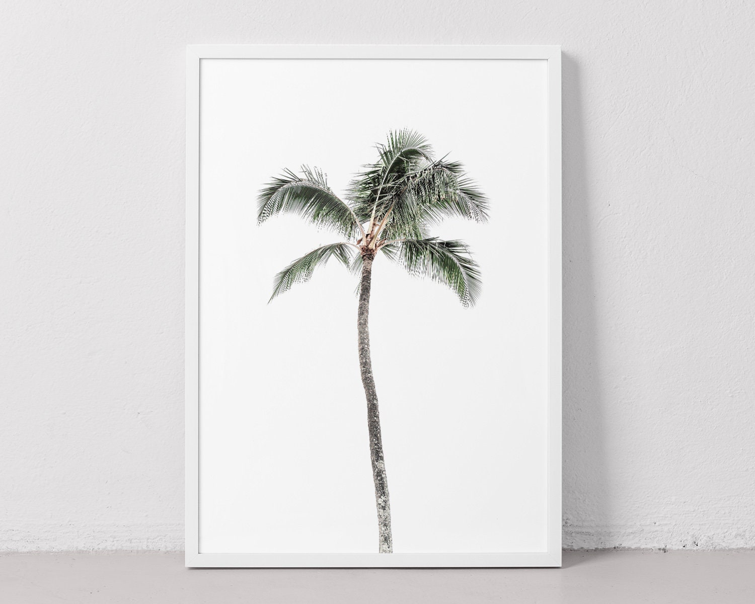 Boho Palm Tree Printable Wall Art Coastal Room Decor - Etsy