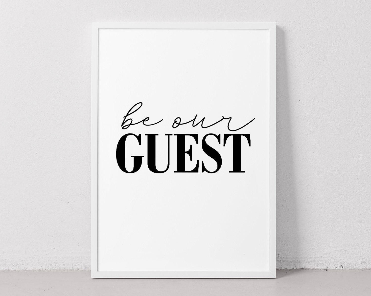 Be Our Guest 3 Piece Wall Art, Stay Awhile Quote Art, Get Comfy ...