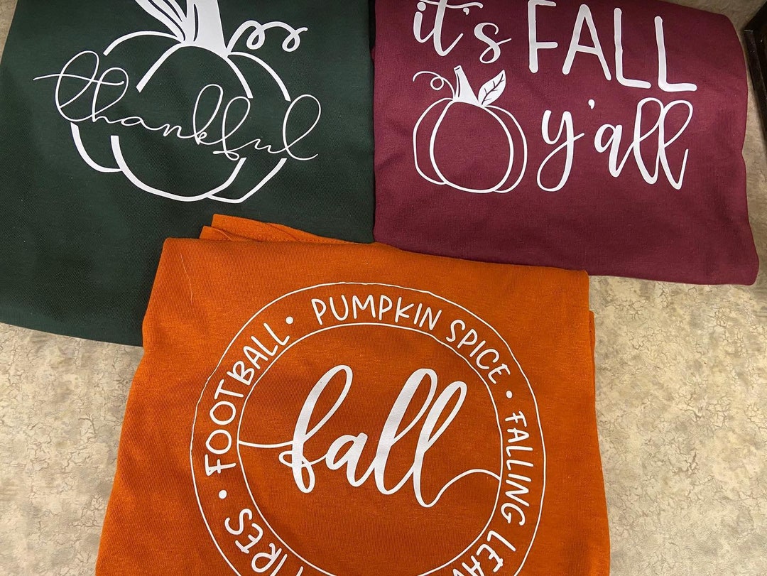 Fall Shirts for All Sizes and Colors - Etsy