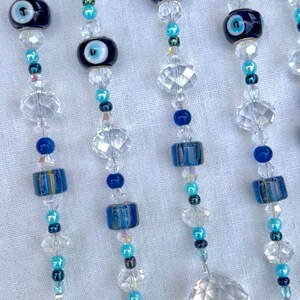 Evil Eye Protection Suncatcher- Glass Light Catcher Rainbow Maker ...