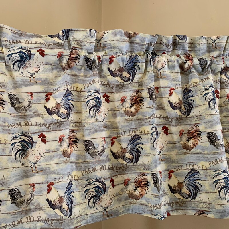 Chicken Valance - Etsy