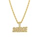 Savage Pendant on 24 Inch Gold Plated Rope Chain - Etsy