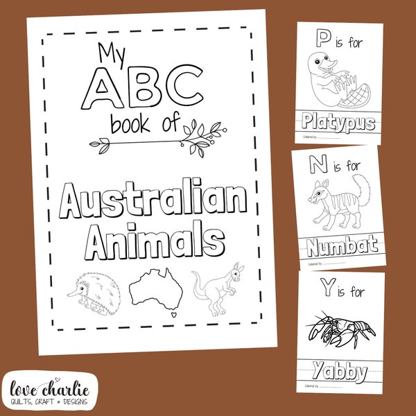 Australian Colouring Pages - Etsy