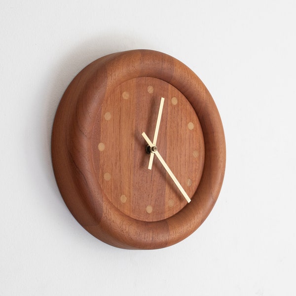 Teak Clock - Etsy