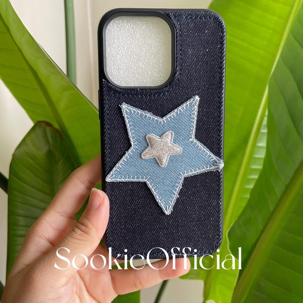 Denim Phone Case - Etsy