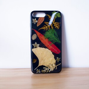 Pressed Leaves Autumn Vintage Phone Case for iPhone X iPhone 11 7 8 ...