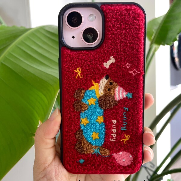 Cute Fluffy iPhone Case - Etsy