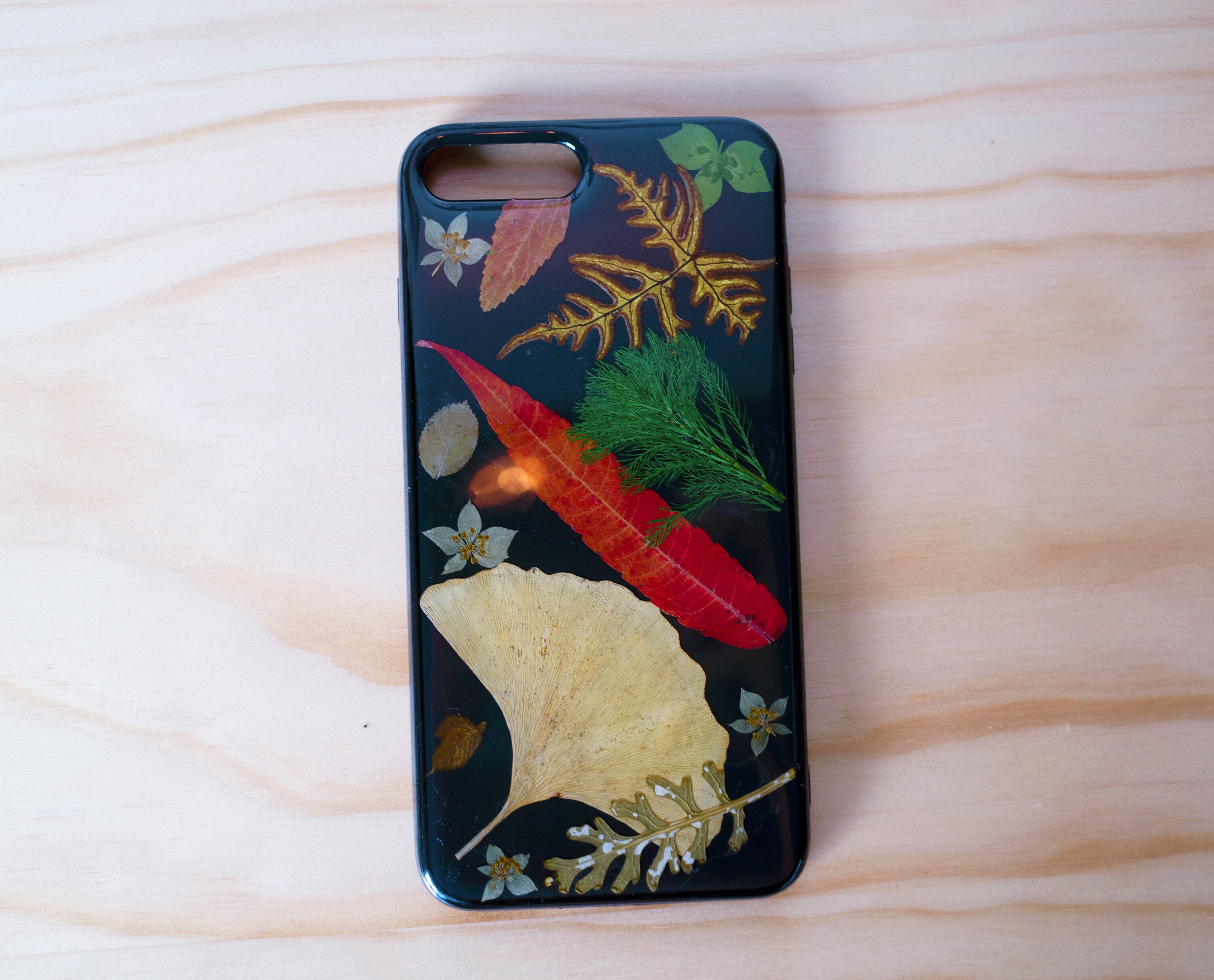 Pressed Leaves Autumn Vintage Phone Case for Iphone X Iphone - Etsy
