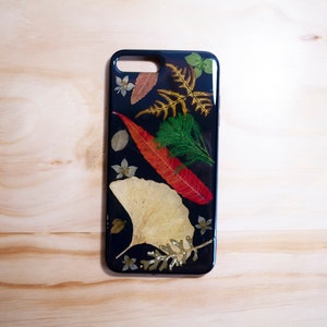 Pressed Leaves Autumn Vintage Phone Case for iPhone X iPhone 11 7 8 ...