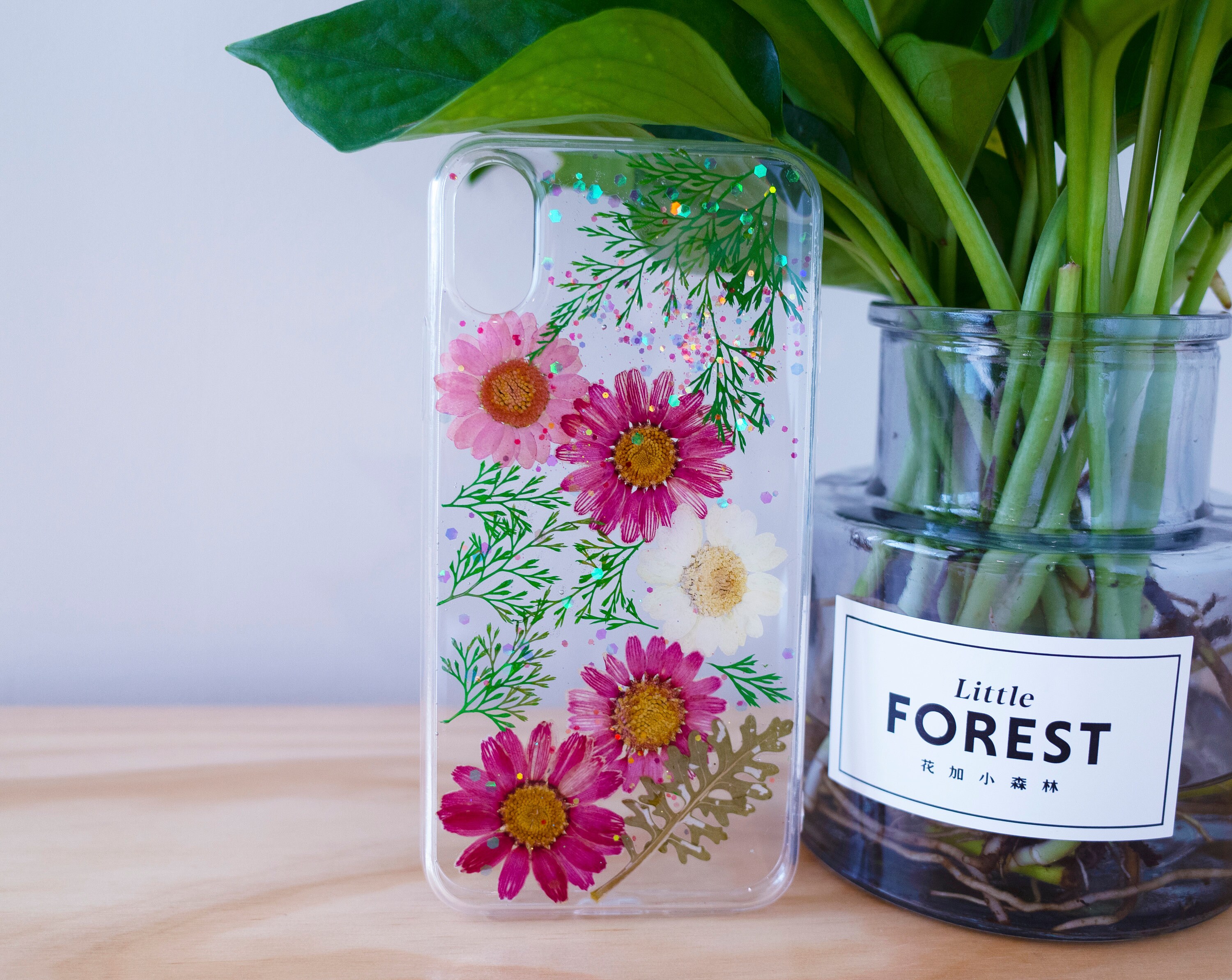 Iphone Case Phone Case Pressed Flower Real Flower Cell Phone - Etsy