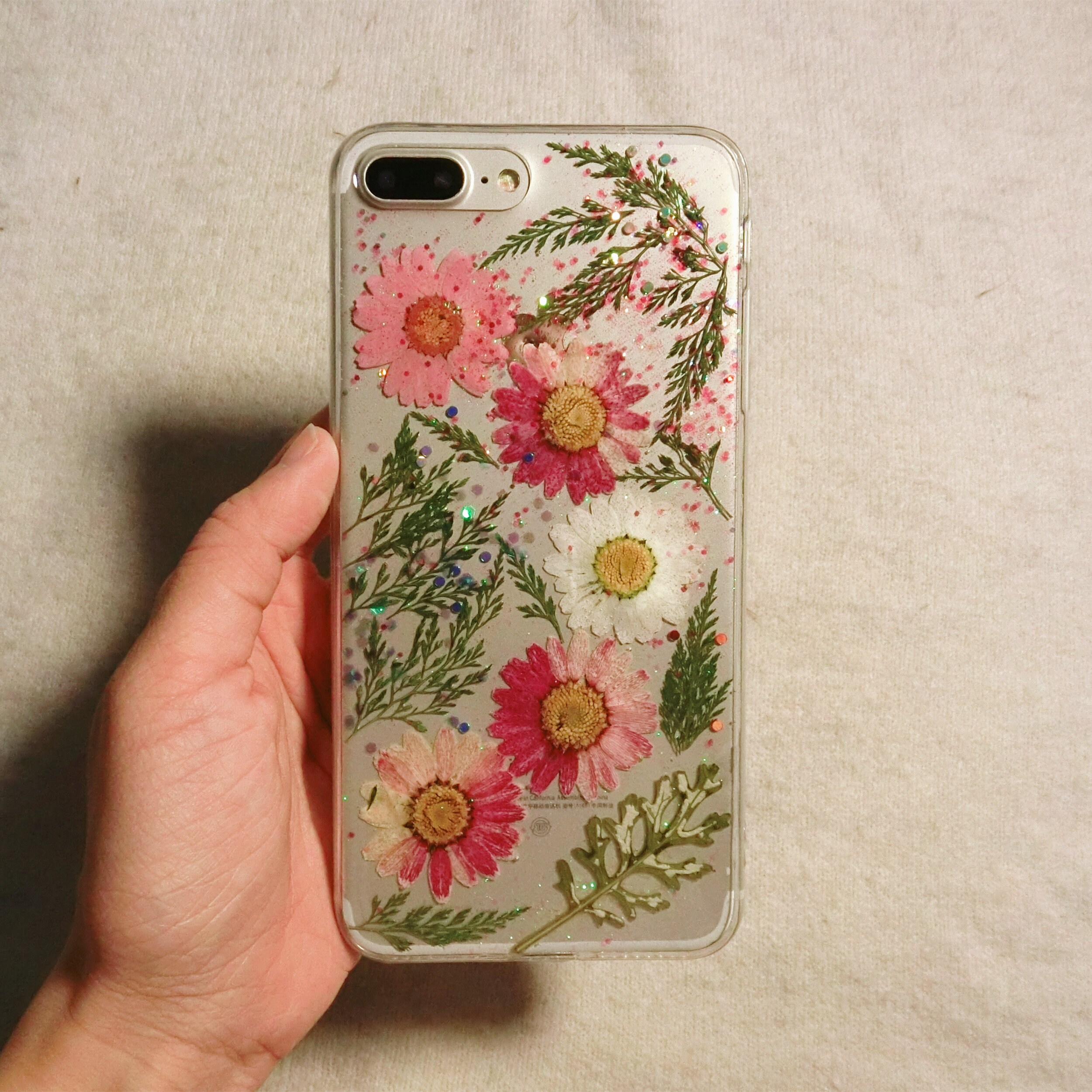 Iphone Case Phone Case Pressed Flower Real Flower Cell Phone - Etsy
