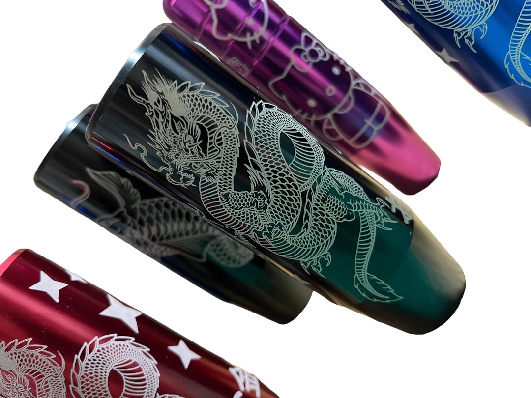 JDM Weighted Dragon Gear Shift Knob – Engraved Aluminum Car Shifter for ...