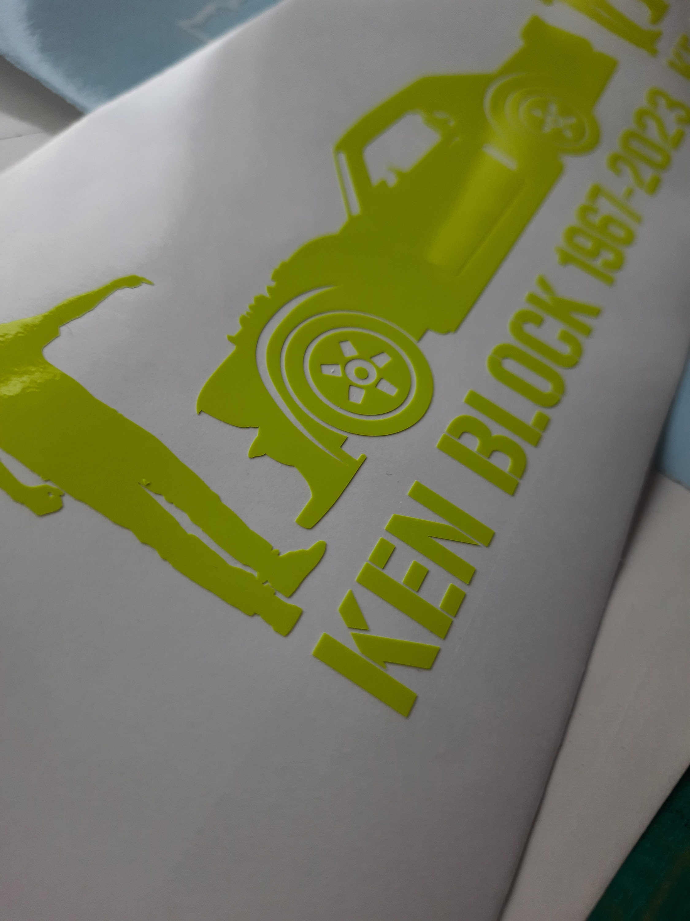 Rip Ken Block Tribute Car Windows Bumper Sticker - Etsy