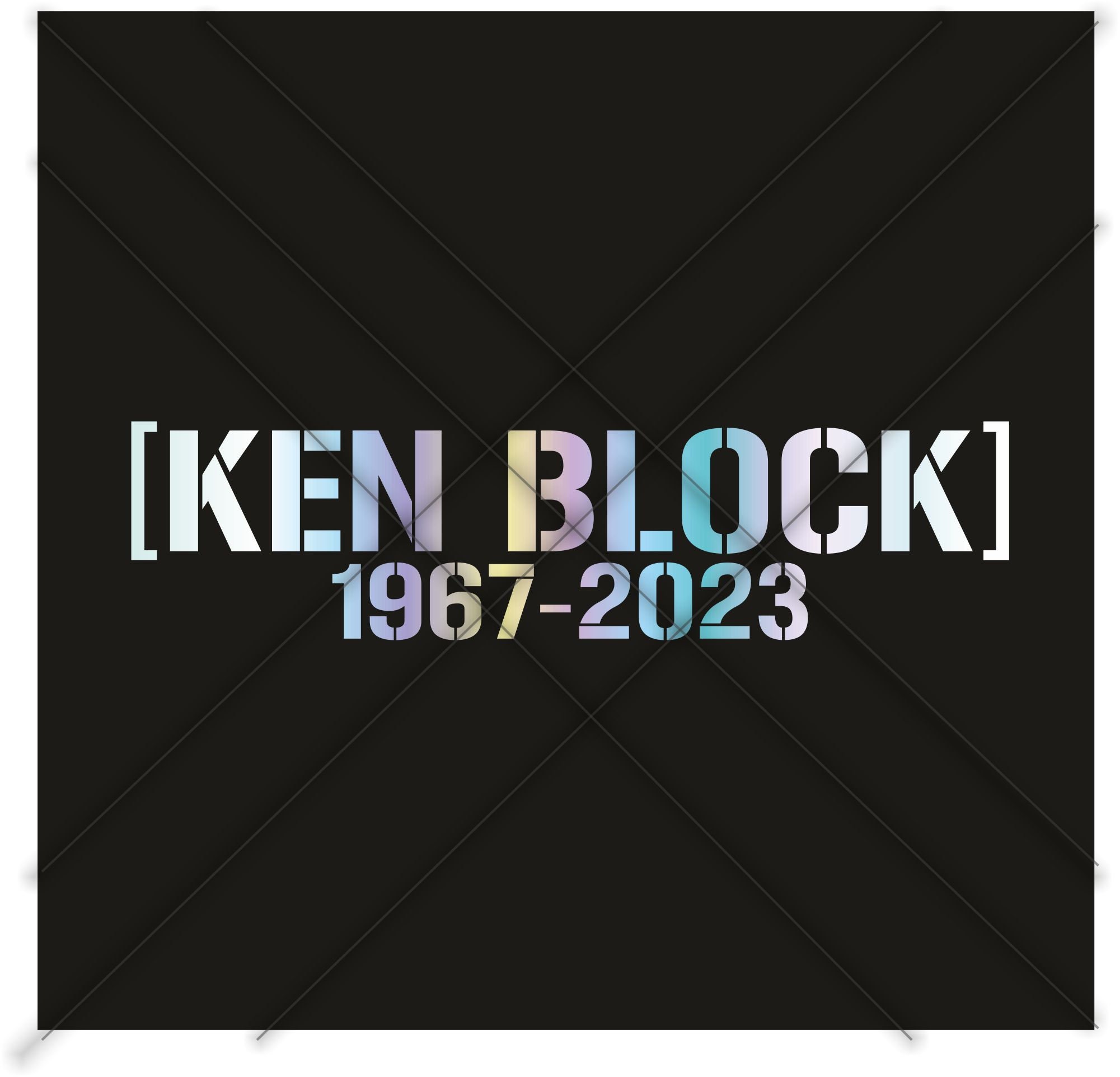 Rip Ken Block Tribute Car Windows Bumper Sticker - Etsy