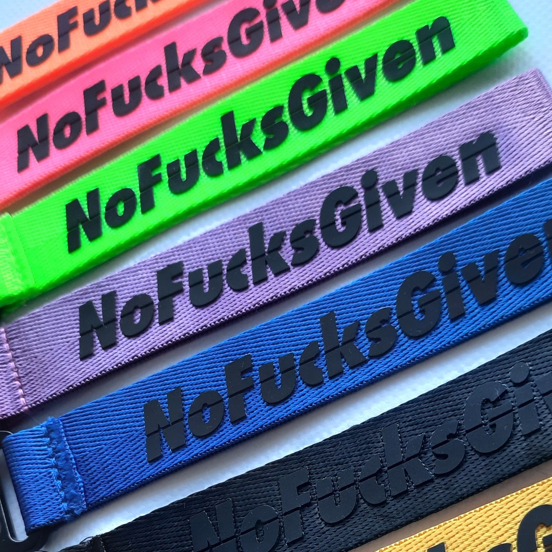 Nofucksgiven Key Tag: JDM Car Key Clip, Polyester Strap - Etsy