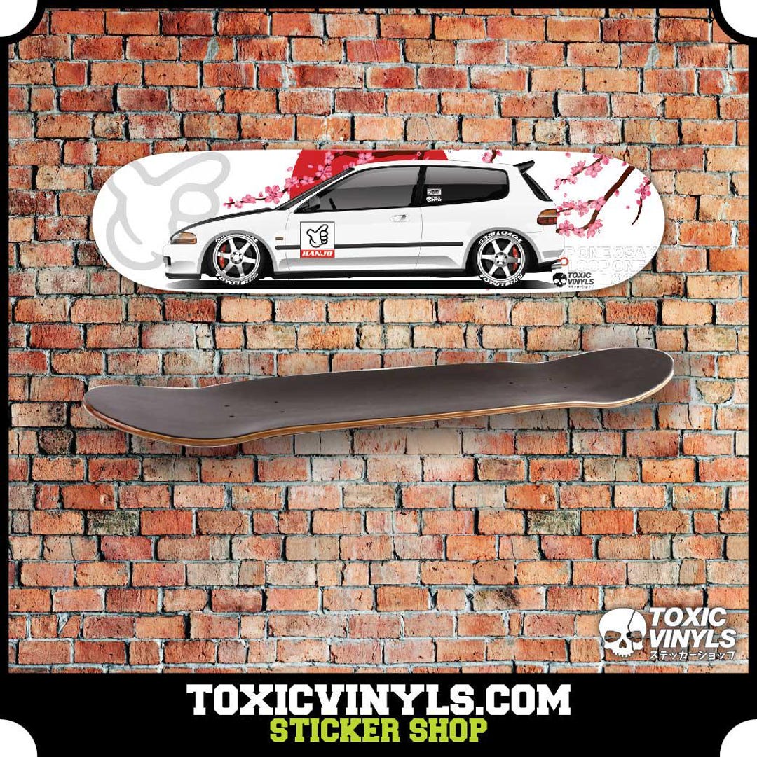 Automotive Car Skate Deck Honda Civic EG Wall Art - Etsy