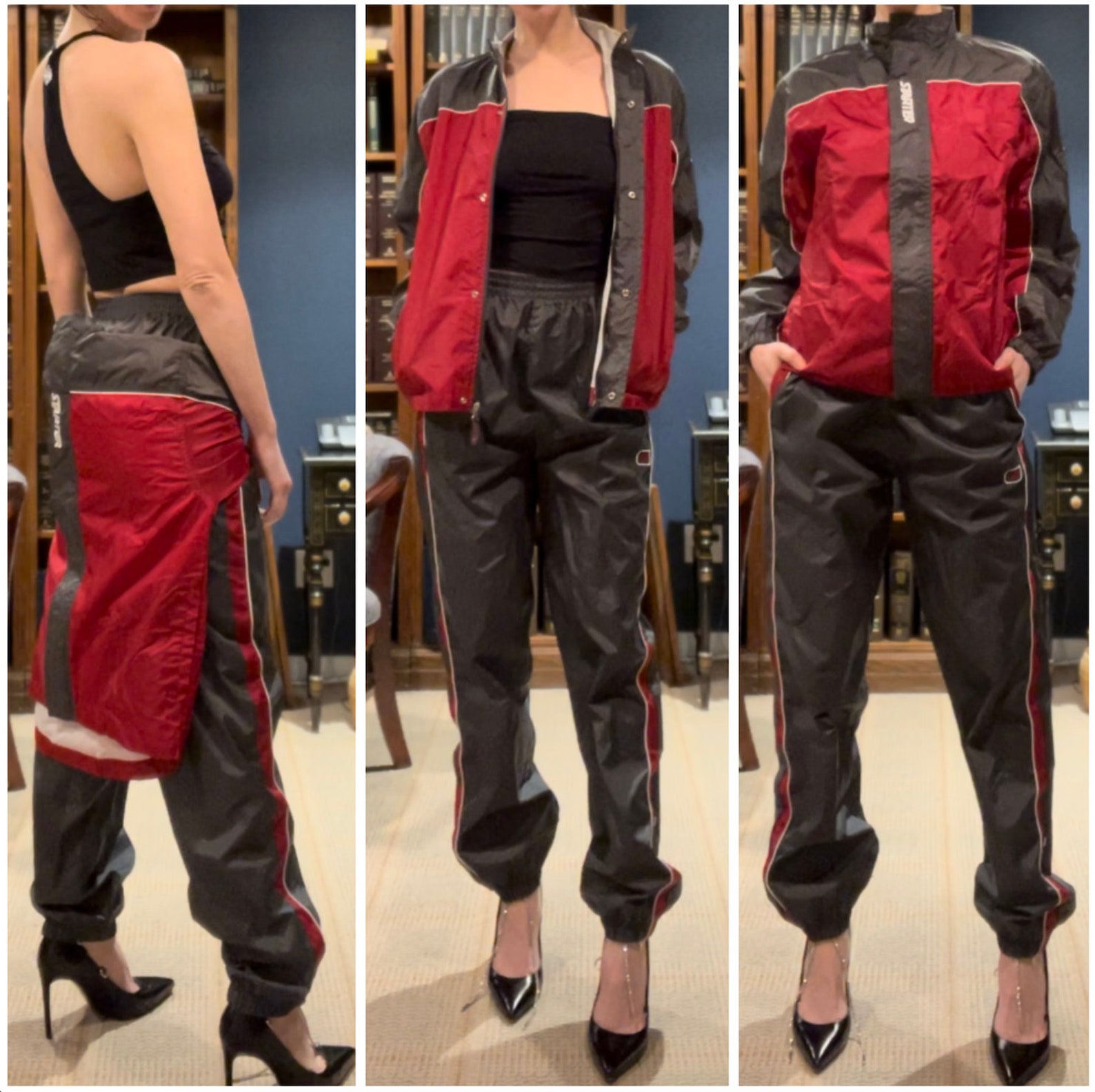 Vintage STARTER Tracksuit Zip up Jacket and Matching Jogger Bottoms ...