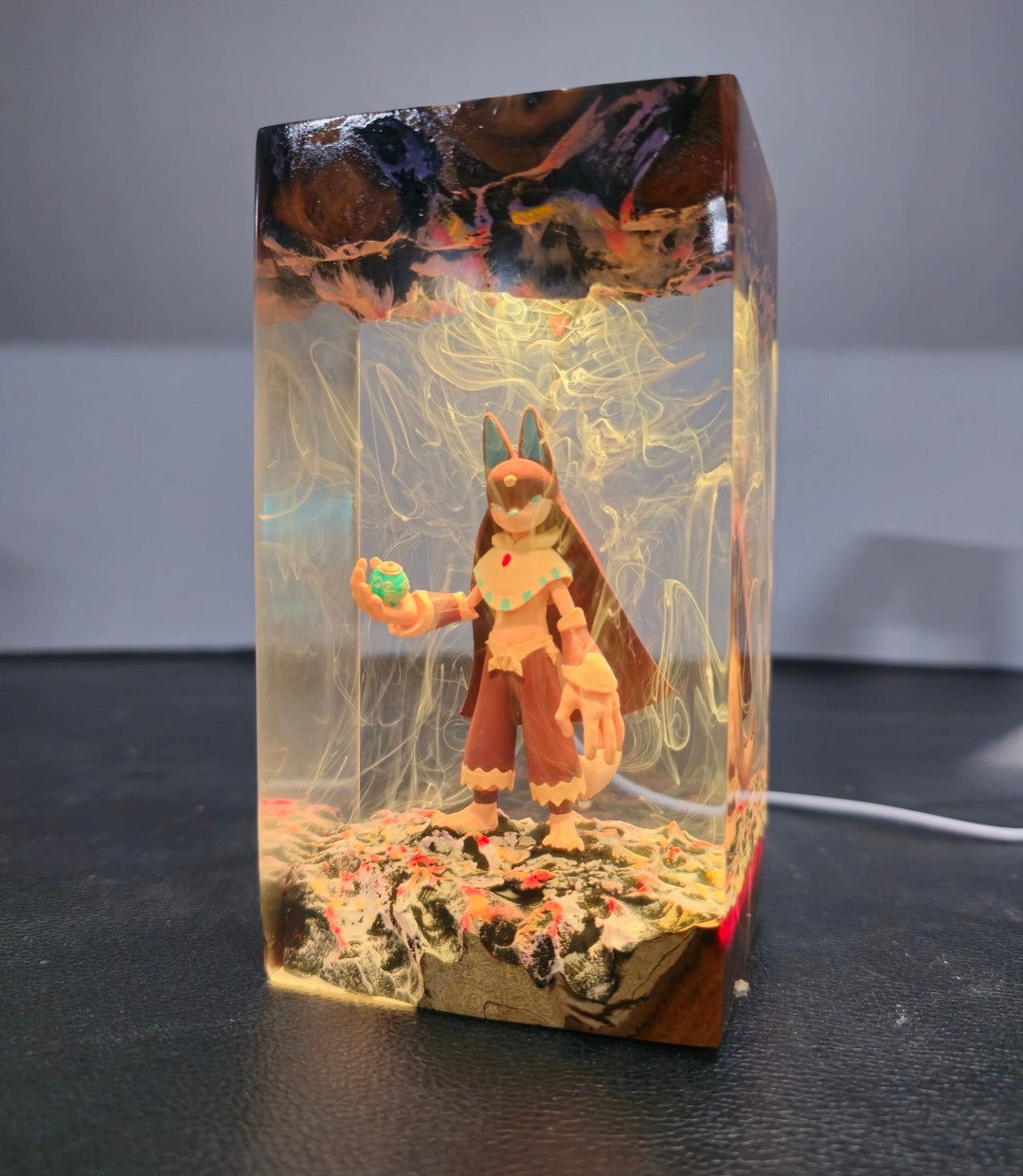 Palworld Guide, Anubis Figure, Palworld Figure, Epoxy Resin Lamb ...