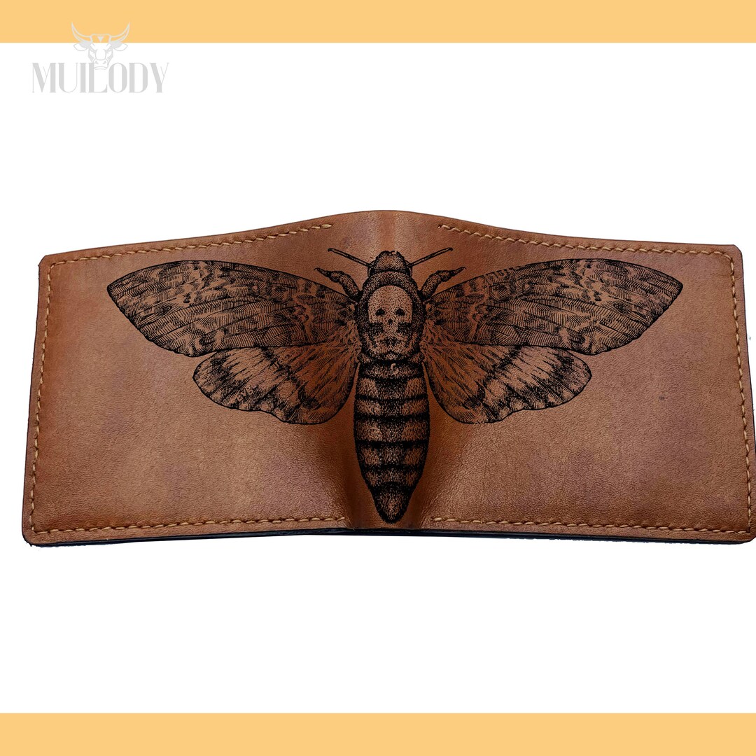 Giant Elk Stag Beetle Pattern Men Wallet, Animal Art RFID Blocking ...