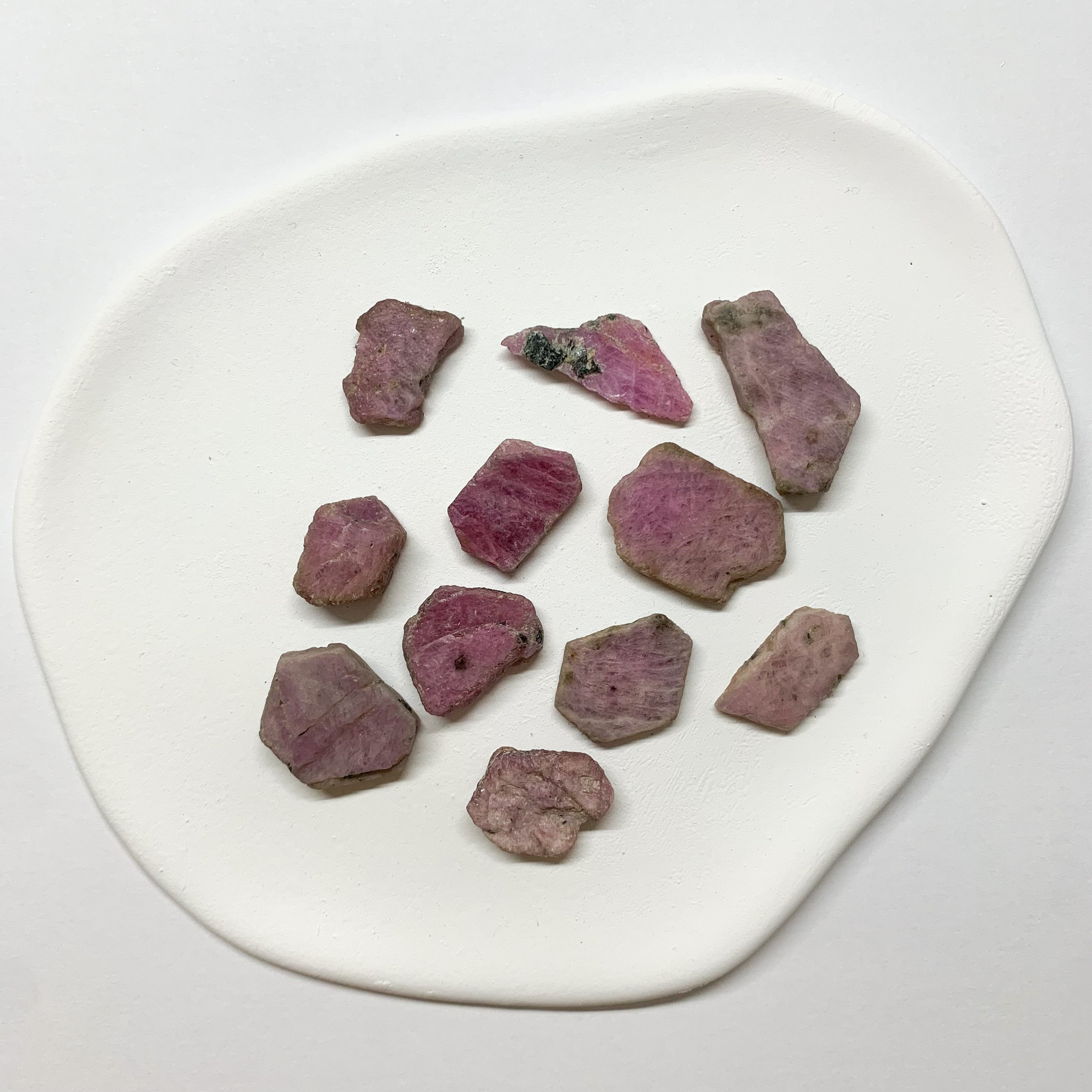 Mini Ruby Corundum Raw Gemstone Healing Crystal - Etsy