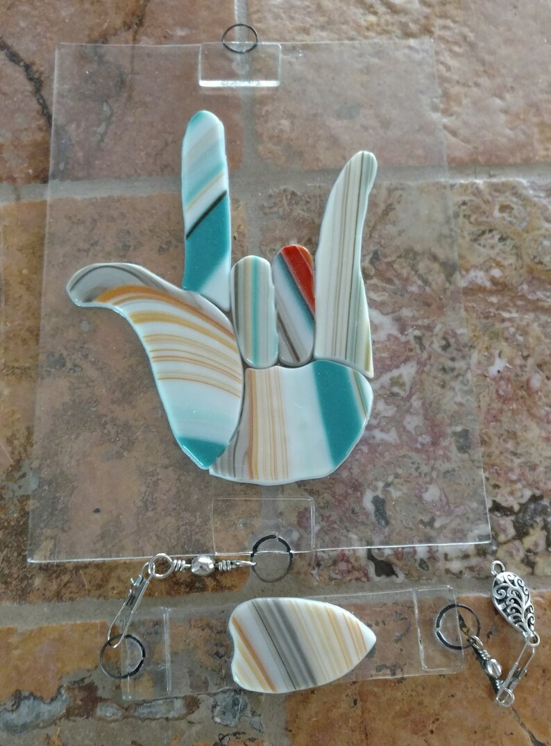 Sun Catcher, I Love You, ASL, American Sign Language - Etsy