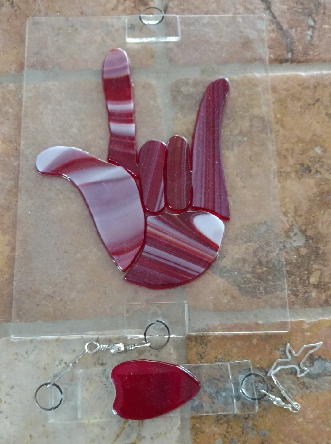 Sun Catcher, I Love You, ASL, American Sign Language - Etsy