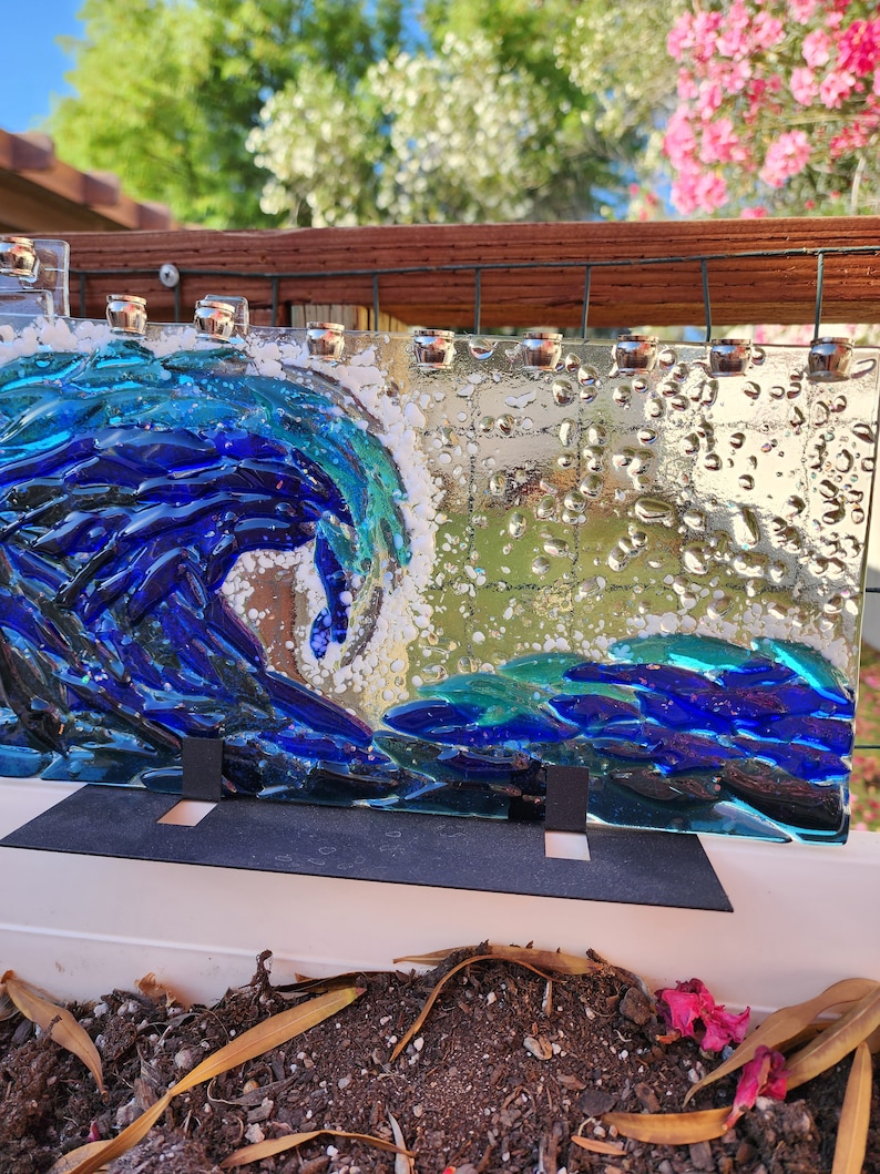 Menorah the Wave, Red Sea, Bar Mitzvah, Bat Mitzvah, Hanukkah, Chanukkah, Weddings - Etsy
