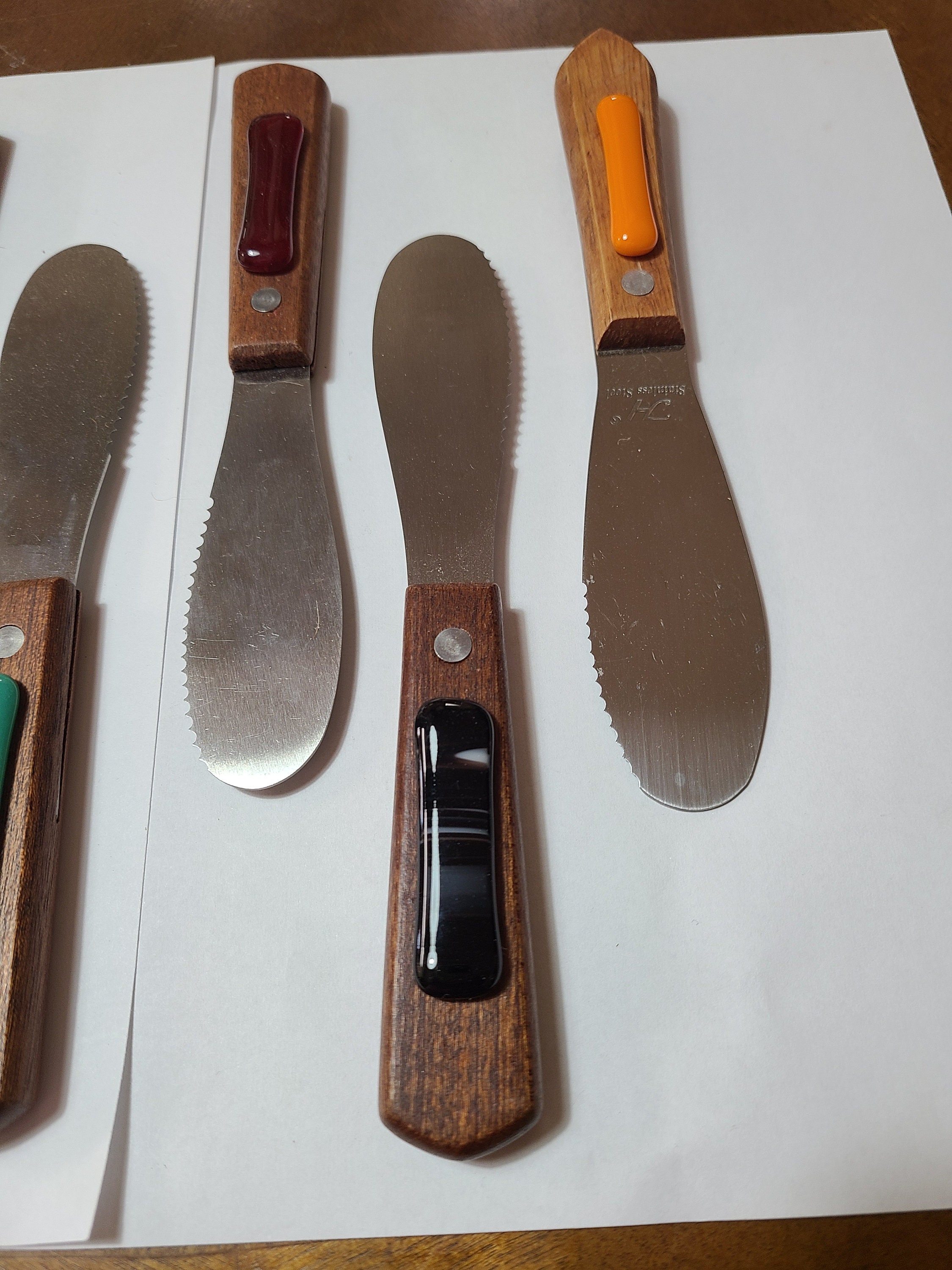 Cheese Boards With Matching Spreaders, Serving Tray, Bread or Desert ...