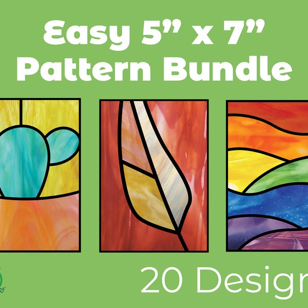 Stained Glass Patterns Beginner - Etsy