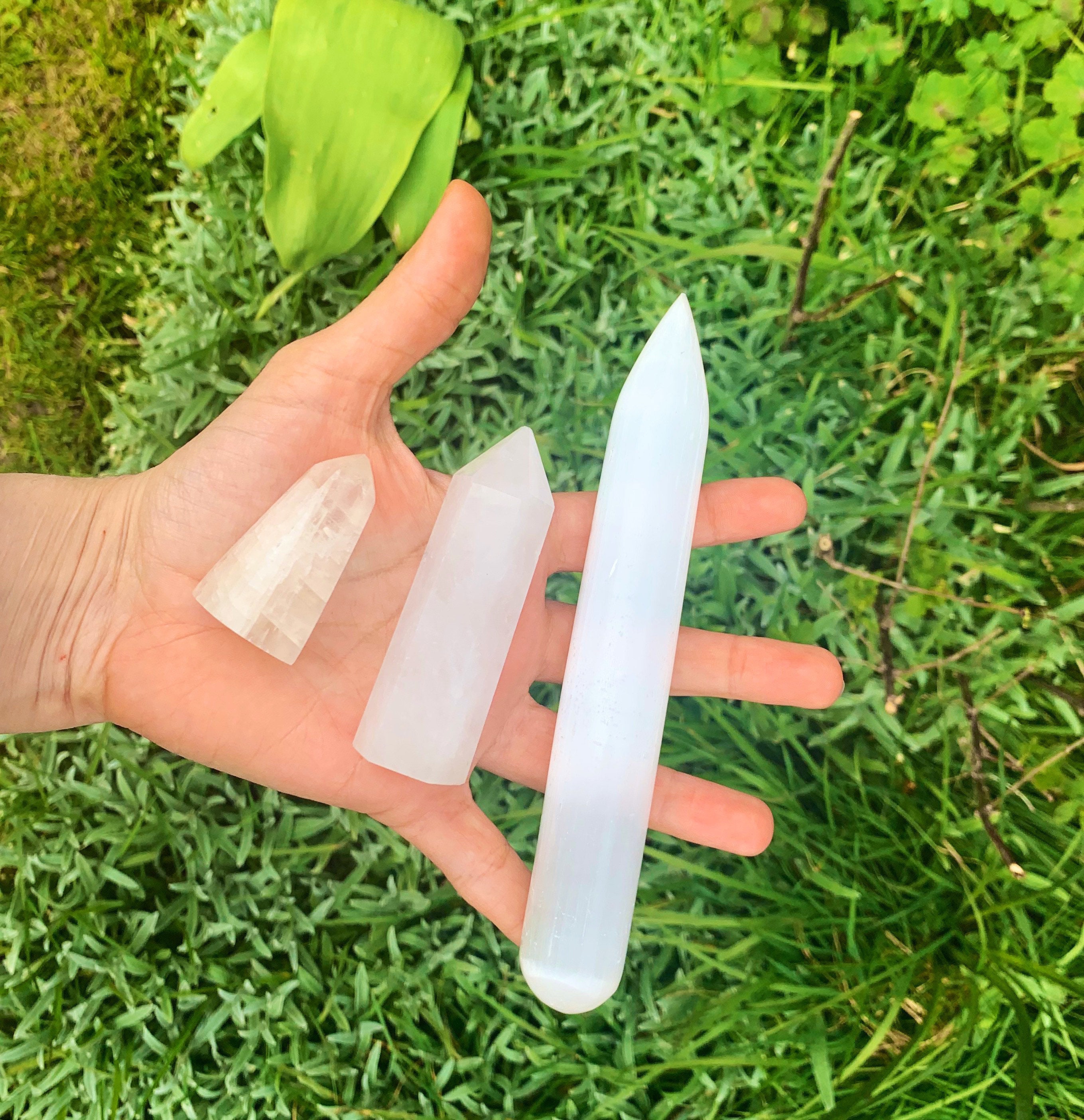 Clear Quartz Wand Large Healing Crystal Wand | Etsy