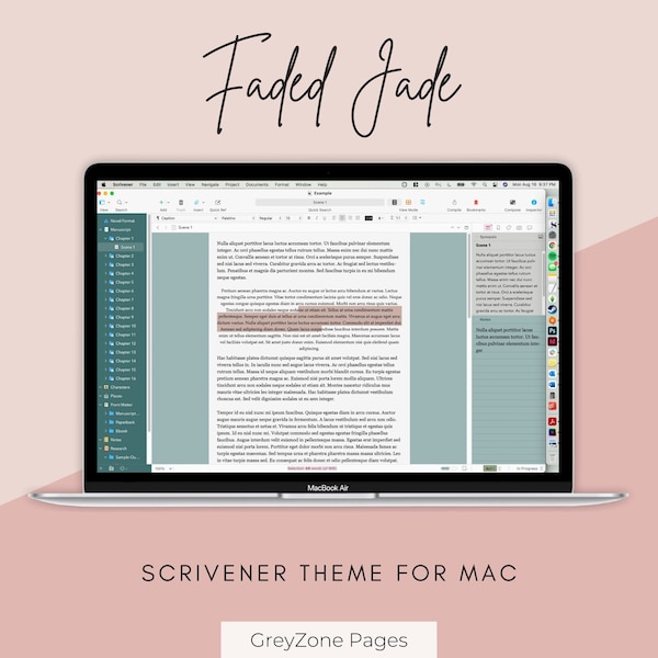 Scrivener Themes - Etsy