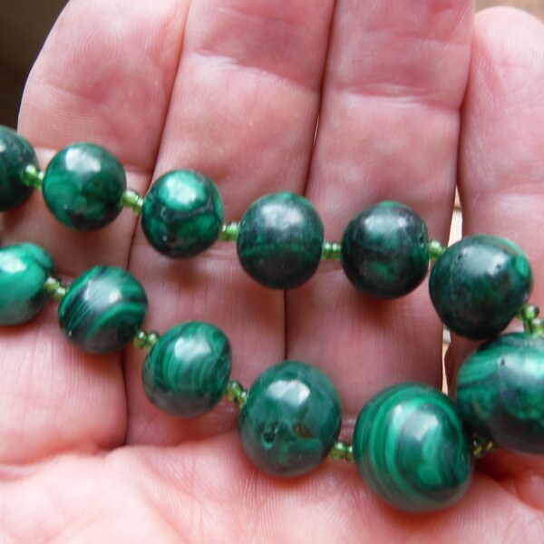 Malachite Beads - Etsy