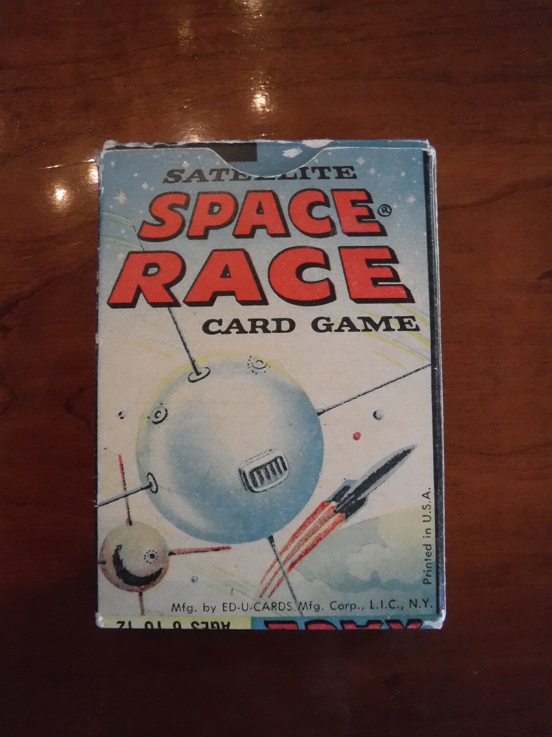 Satellite Space Race Card Game - 1957 Ed-u-cards - Sputnik - Complete ...
