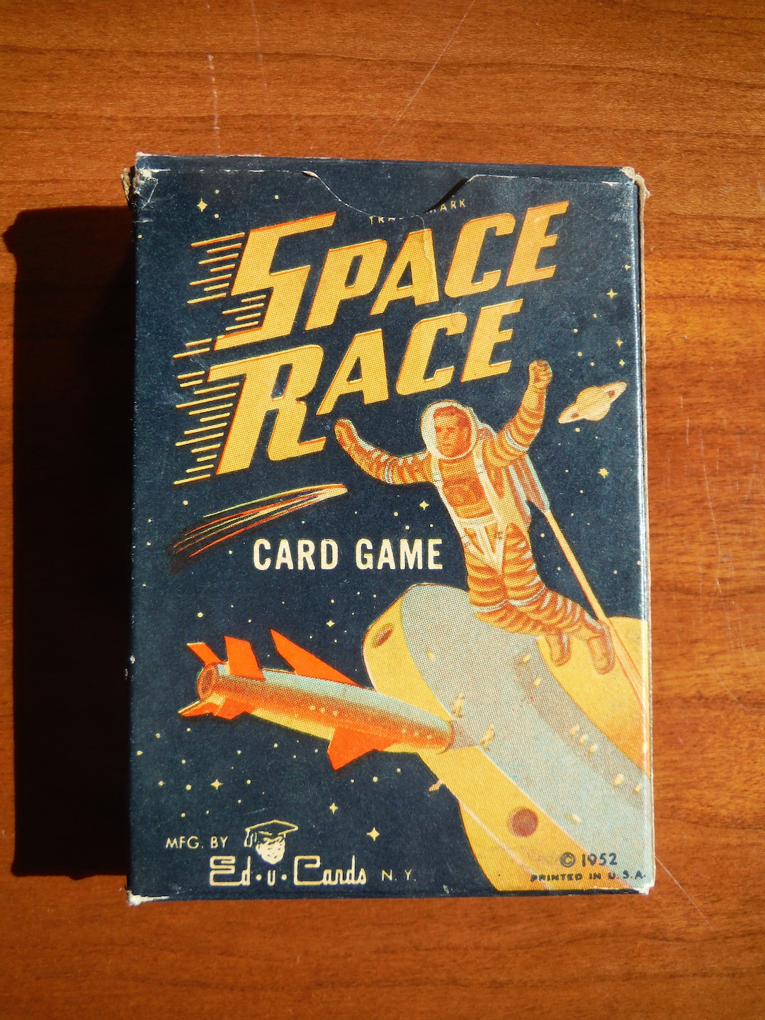 Rare 1952 Space Race Card Game - Ed-u-cards - Superb Condition - Etsy