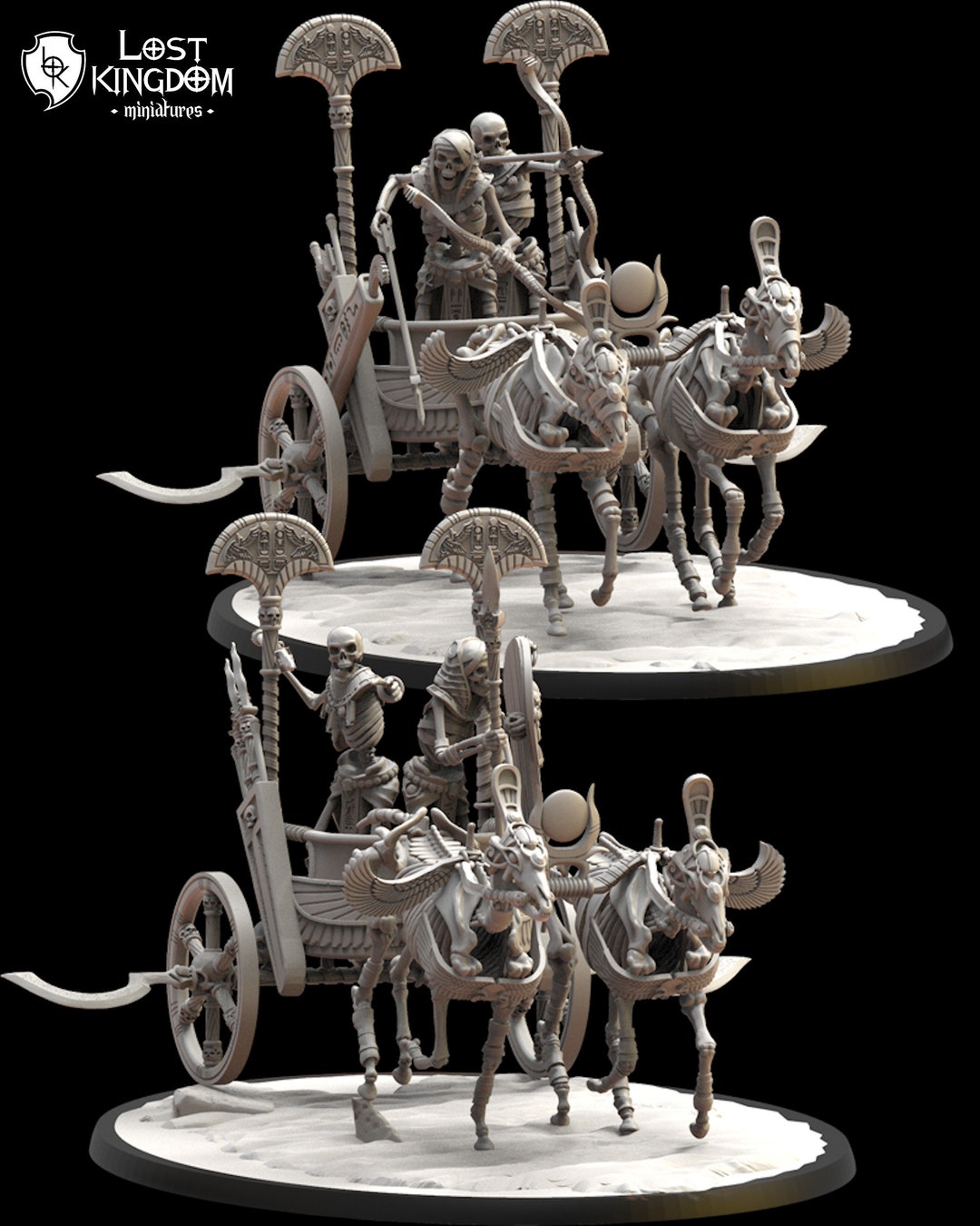 Undying Dynasties - Second Dynasty Chariots by Lost Kingdom Miniatures ...