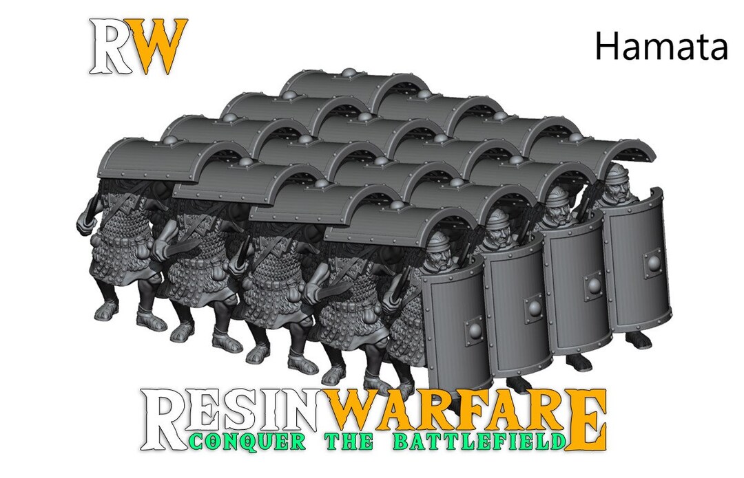 Sons of Mars - Legionarii Heavy Infantry in Testudo Formation by Resin ...