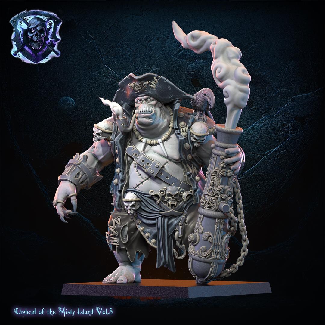 Undead of Misty Island- Captain Smoke ~ Ogre Hero by Lost Kingdom ...