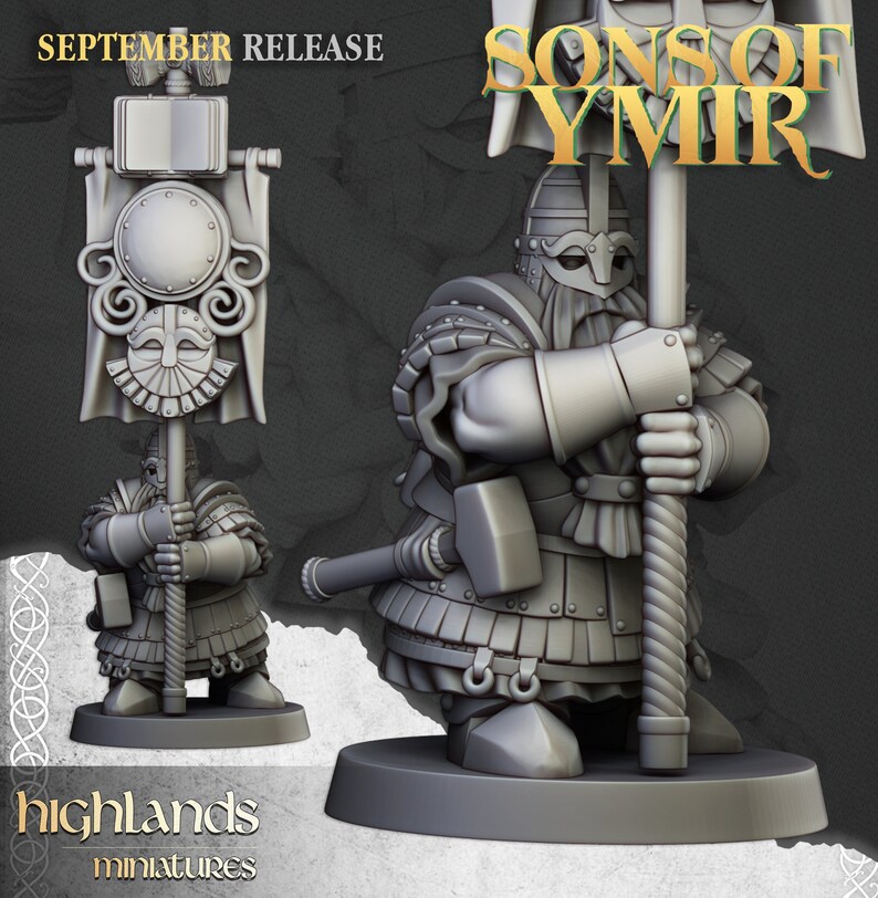 Sons of Ymir - Dwarven Kingsguard Unit by Highlands Miniatures - Etsy