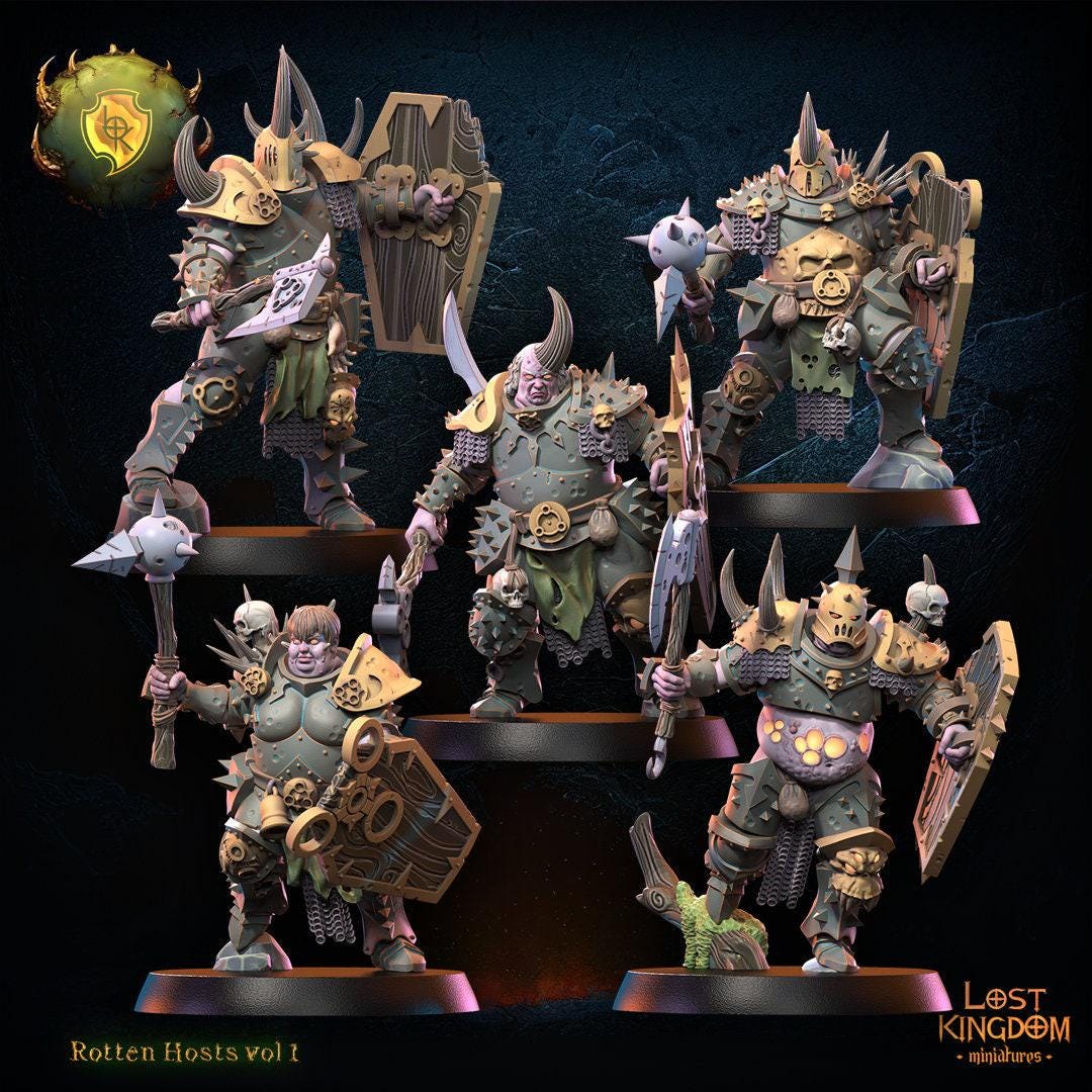 Warriors of the Dark Gods - Rotten Host Regiment by Lost Kingdom ...