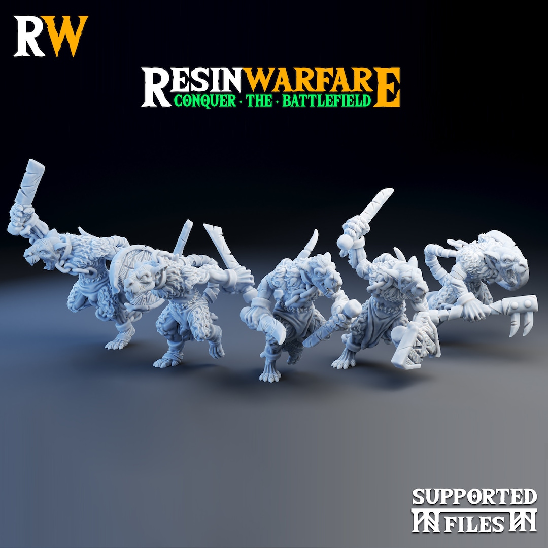 Unchained Ones Rabid Slaves by Resin Warfare - Etsy