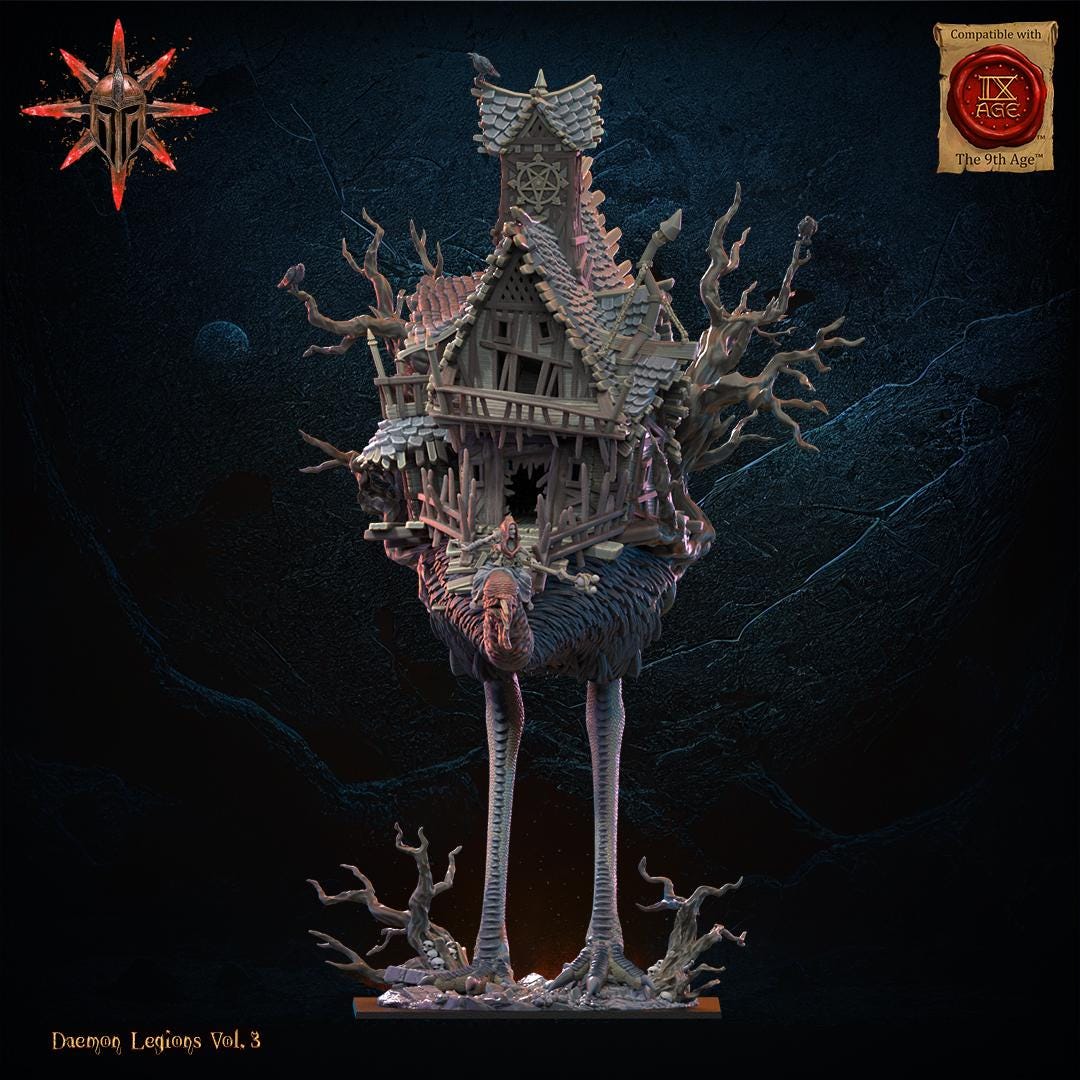 Daemon Legions - Baba Jaga, Daemon Witch on Horror Bird by Lost Kingdom ...