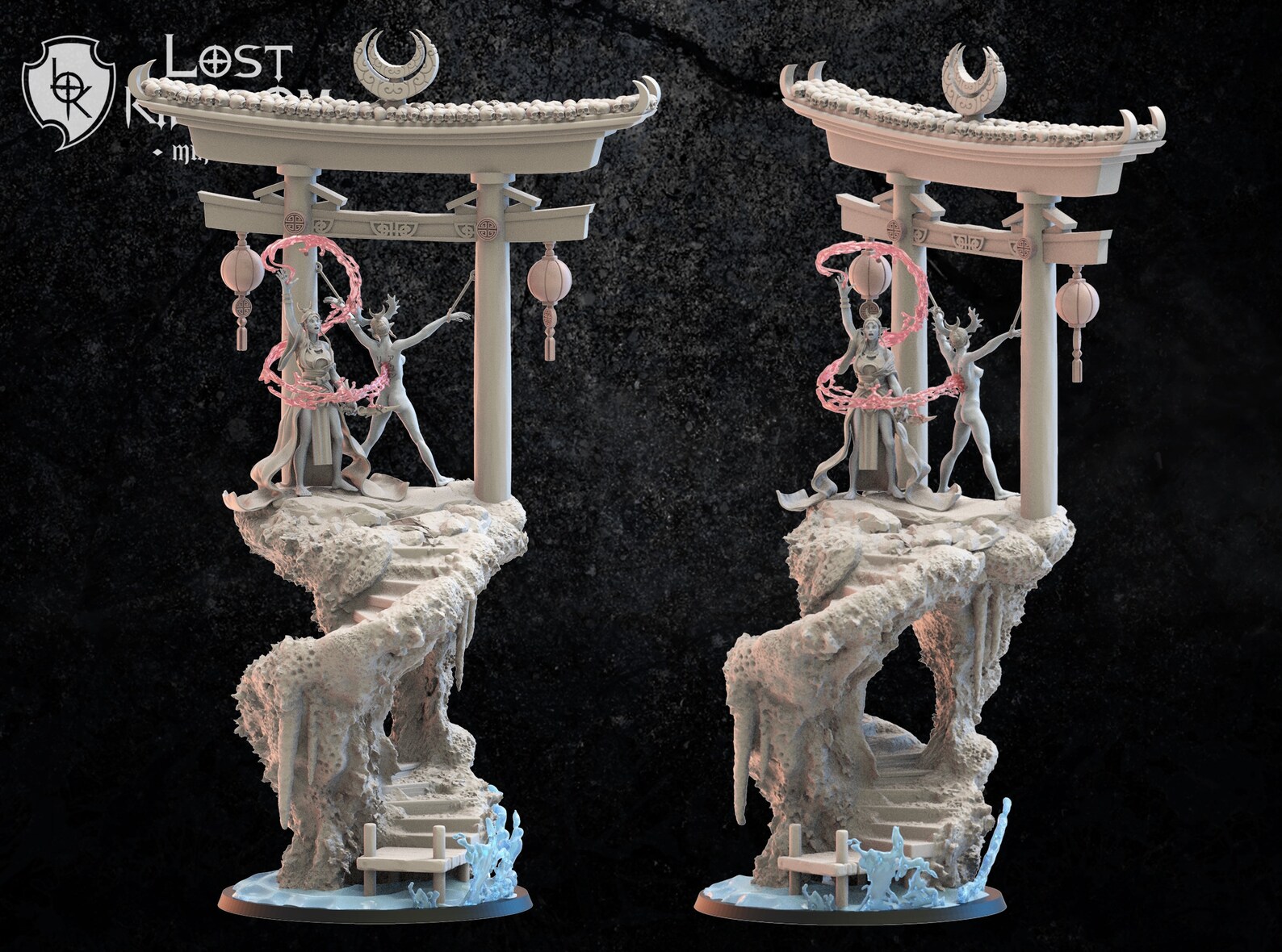 Night Elf Shigeko, Miko on Sacrifice Stone by Lost Kingdoms - Etsy